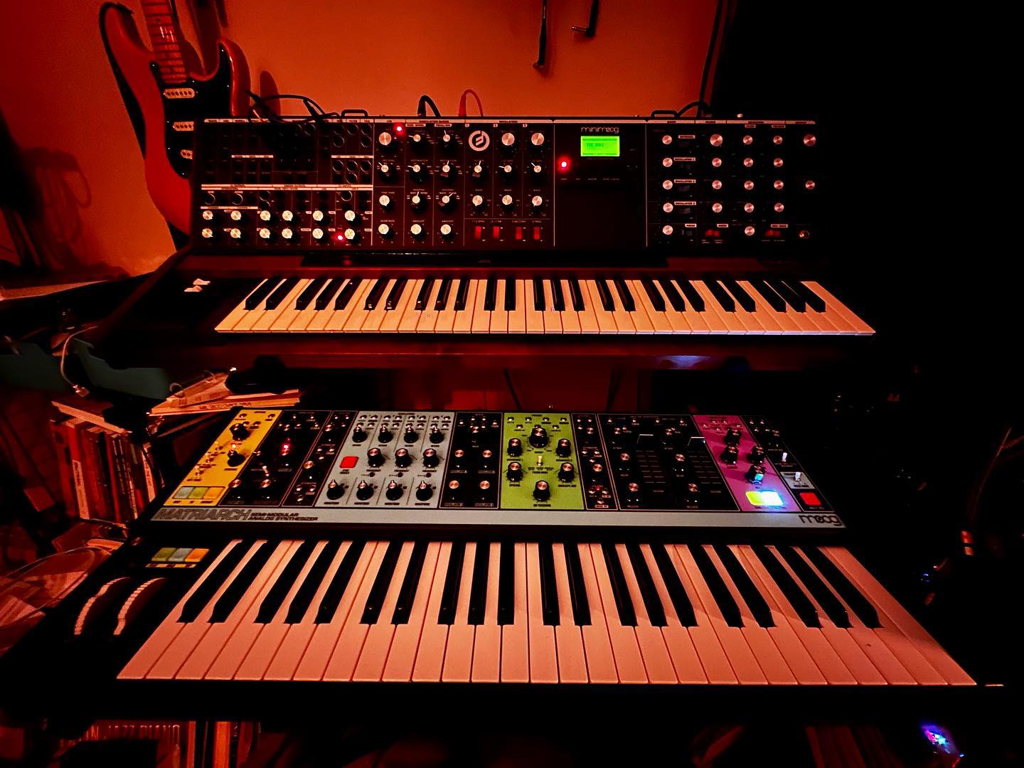 Moog Matriarch and Voyager XL - Graham English
